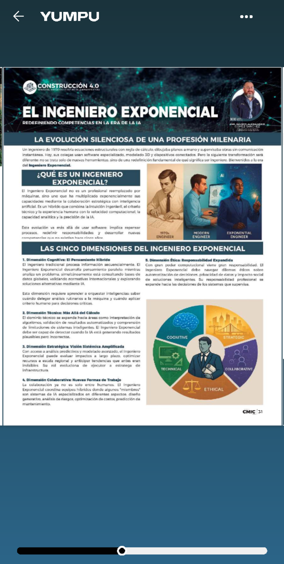 CMIC 31: Ingeniero Exponencial - Redefiniendo Competencias en la Era de ...