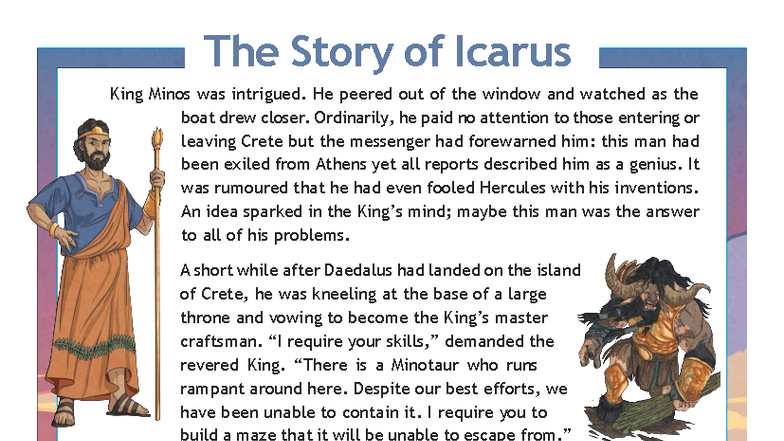 The Rise and Fall of Icarus: A Lesson in Ambition and Hubris - Studocu