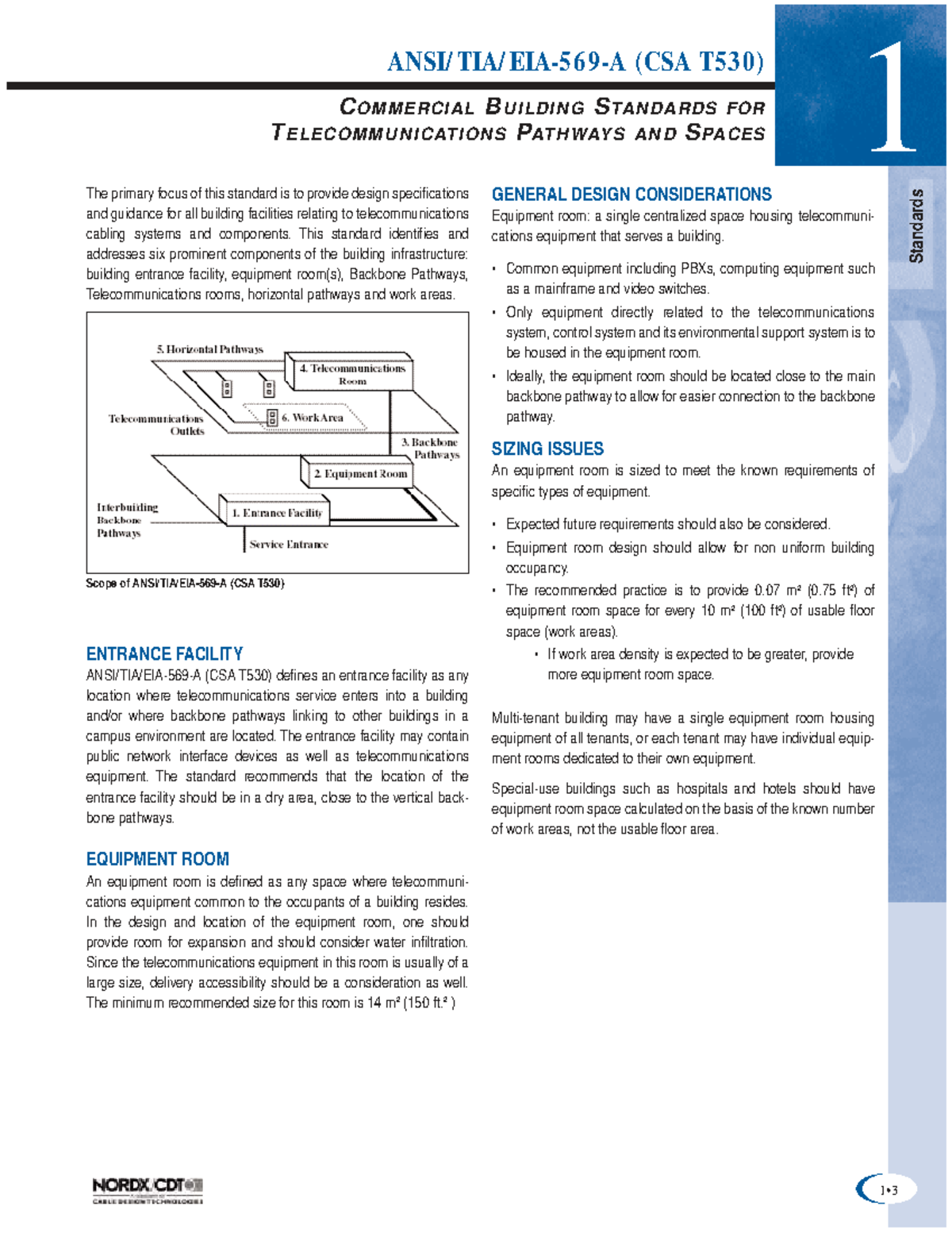 (CSA T530) Commercial Building Standards for Telecommunications ...