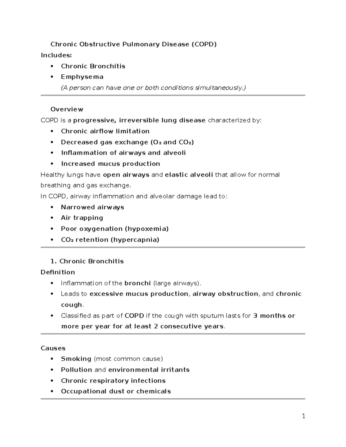 Chronic Obstructive Pulmonary Disease (COPD): Overview and Key Insights ...