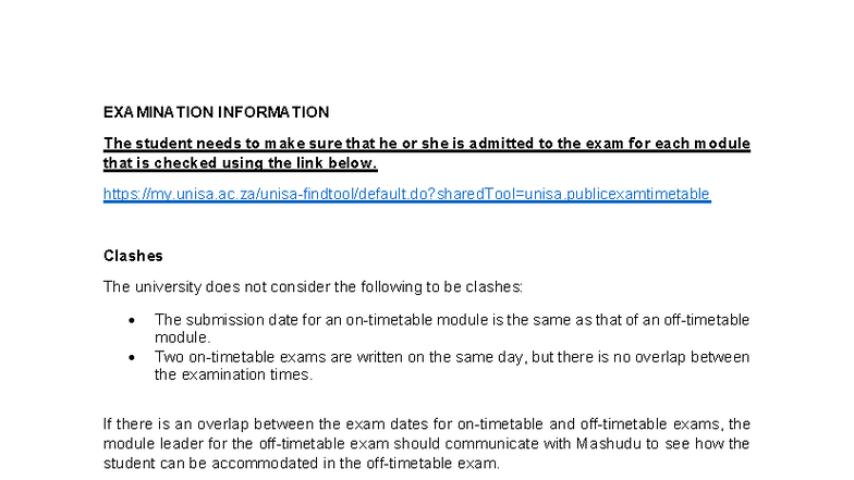 CLA1503 Final Exam Guidelines and Proctoring Details - Studocu