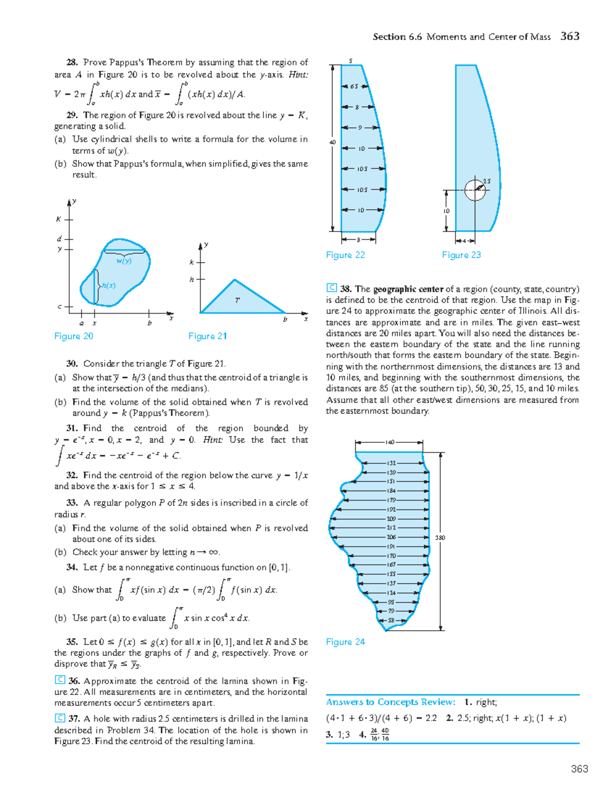 Applications of Integral (Calculus)-9 - Section 6 Moments and Center of ...