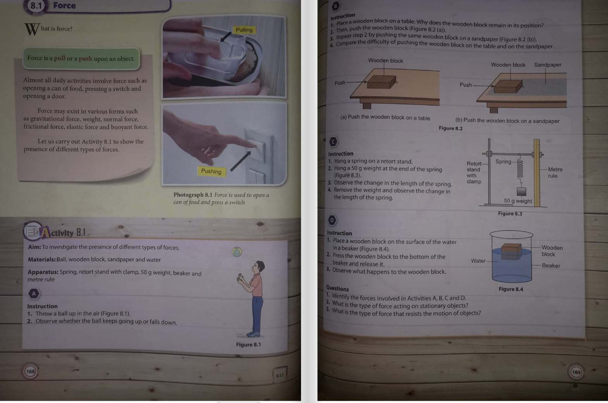 8.1 Force and Motion: Understanding Forces Through Activities - Studocu