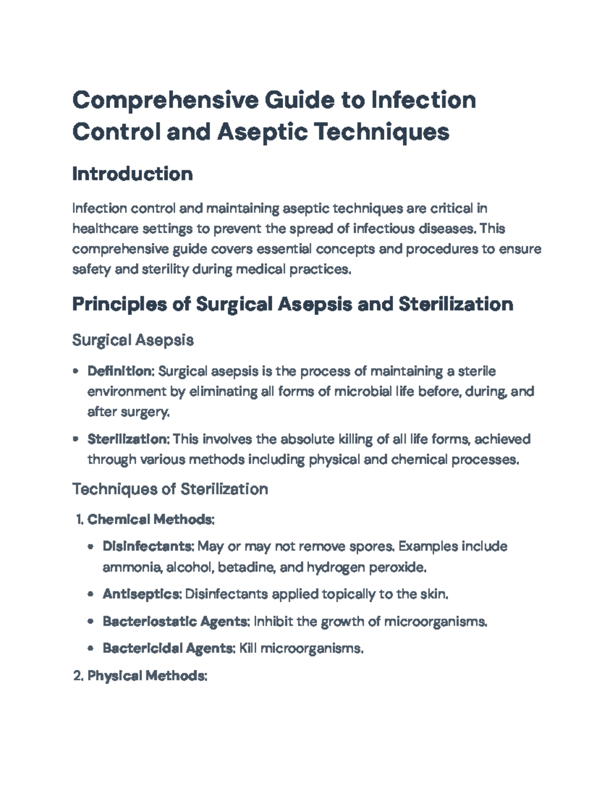 Infection Control Essentials: A Comprehensive Guide for Healthcare ...