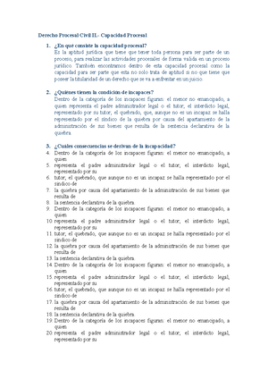Unidad 1: Conceptos Clave de la Instancia Judicial en Derecho Procesal ...