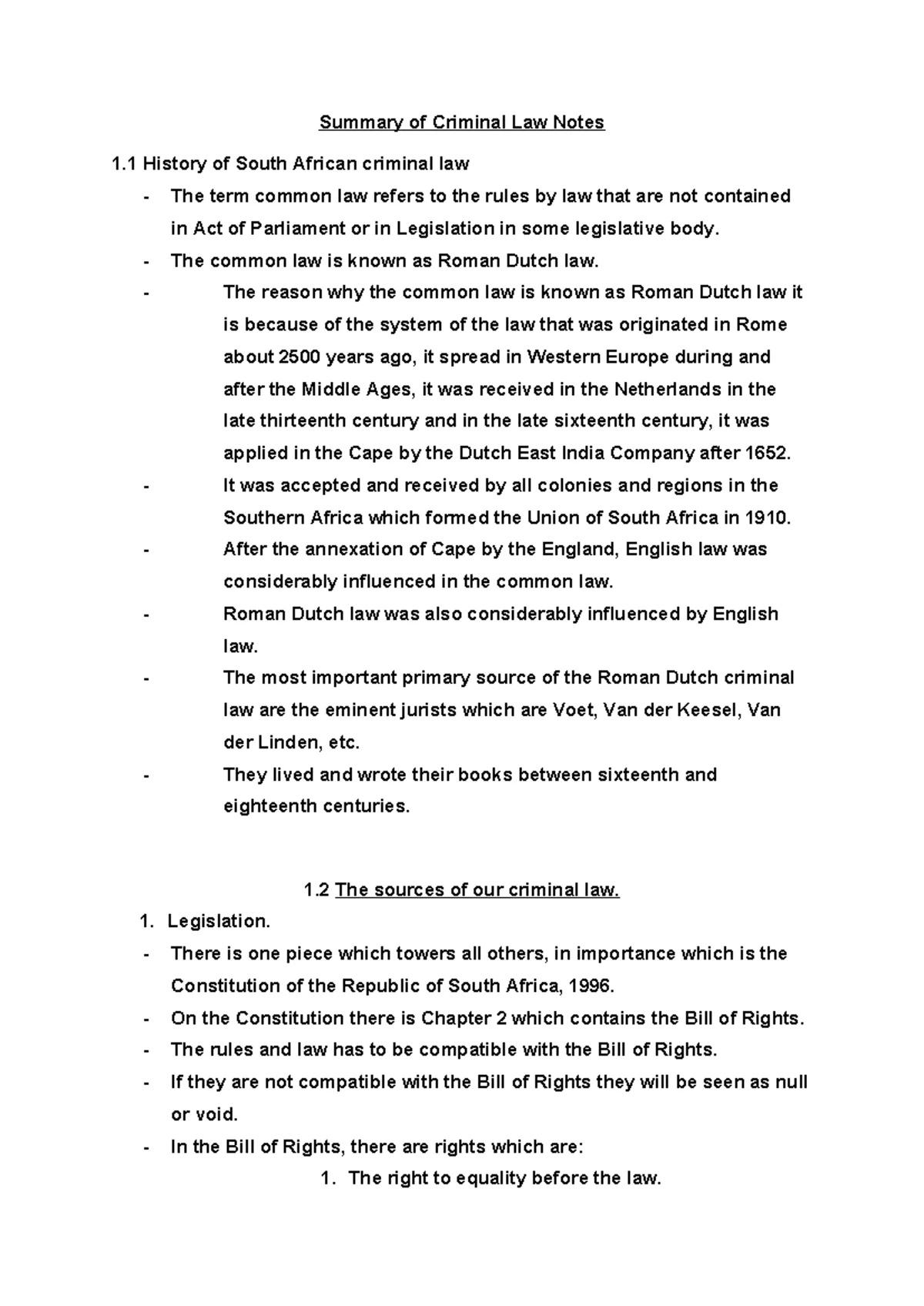 PAR1501 Study Guide: Intro to Paralegal Studies & Criminal Law - Studocu