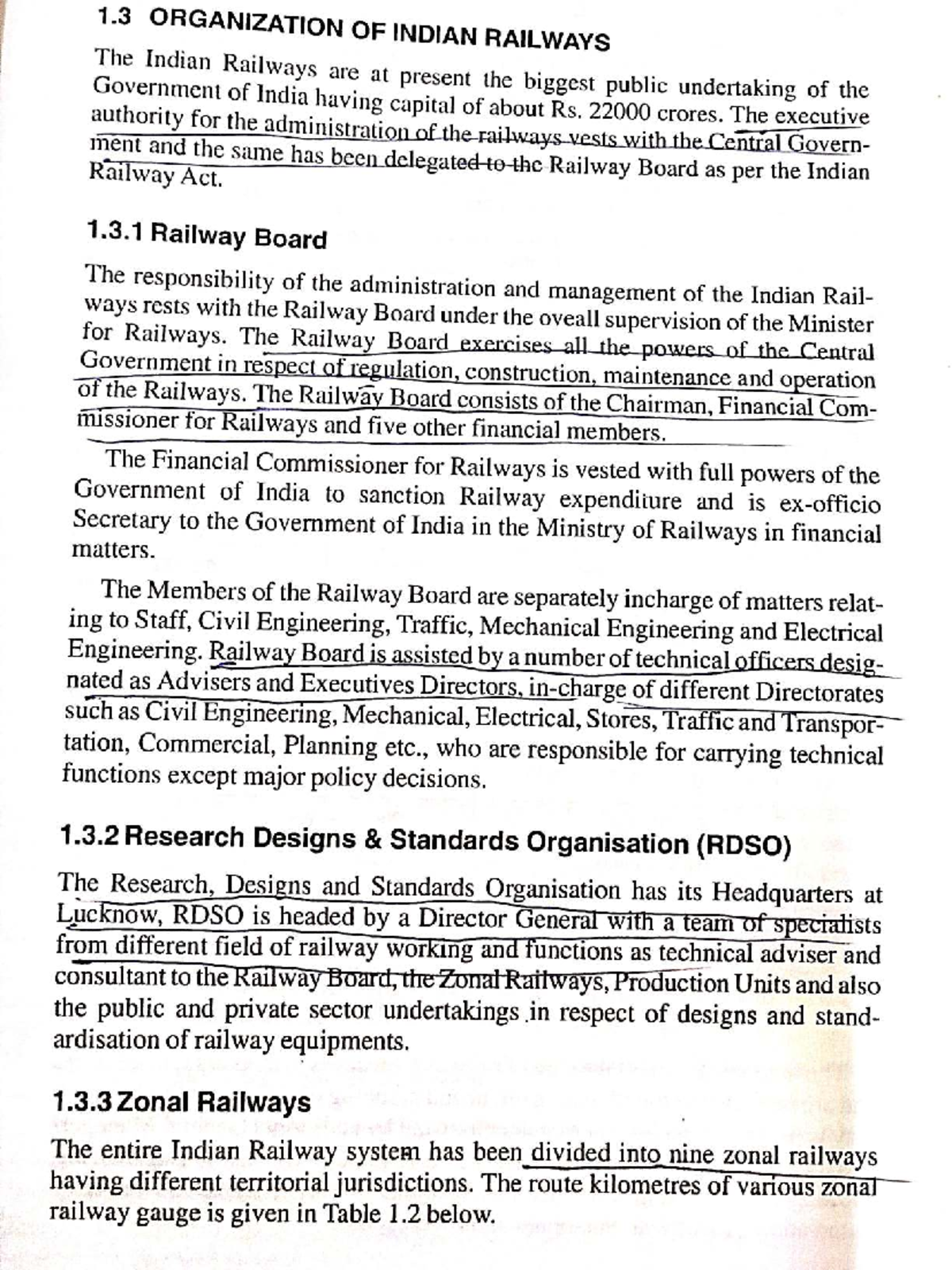 Organization of Indian Railways & Railway Zones in India - Studocu