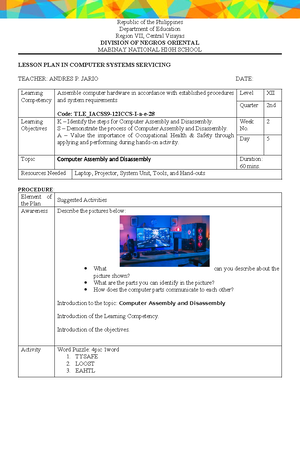 CSS COC1 G12 - This is a guide for COC 1 CSS subject - Manjuyod Senior High School CSS First ...