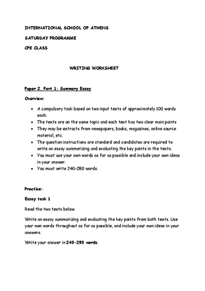 AQA GCSE English Language Paper 2 revision booklet - YEAR 11 REVISION ...