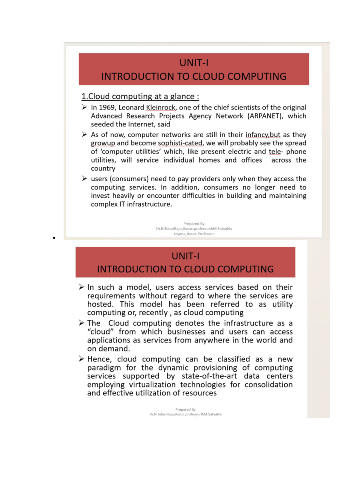 Cc-1 - Overview of Cloud Computing Deployment Models - Studocu