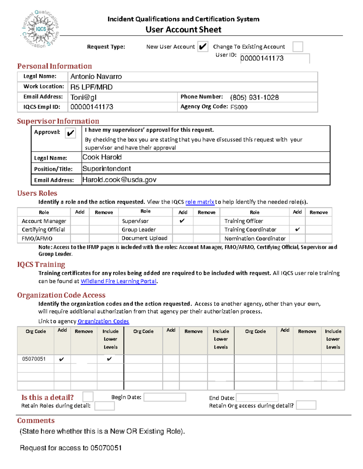 2023 Feb 04 Iqcsaccount Request Form blank - Incident Qualifications ...