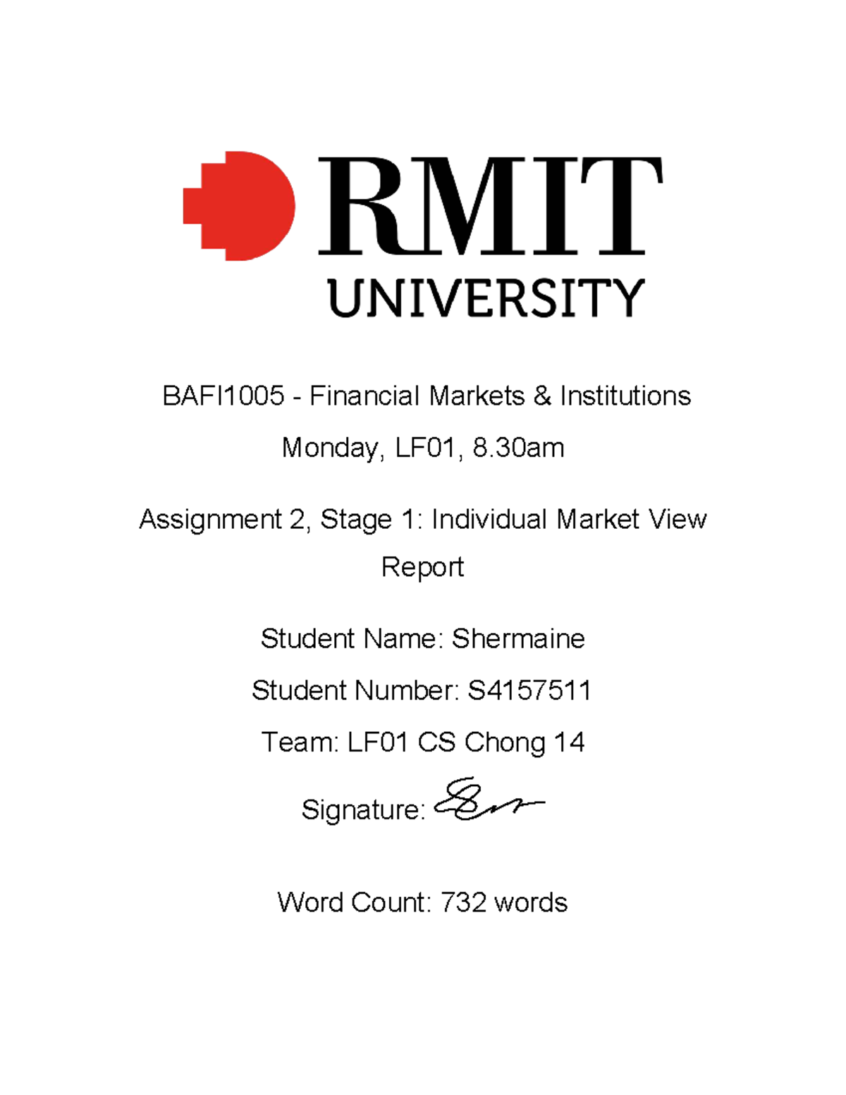 BAFI1005 Financial Markets Institutions A2 Stage 1: AUD/JPY Analysis ...