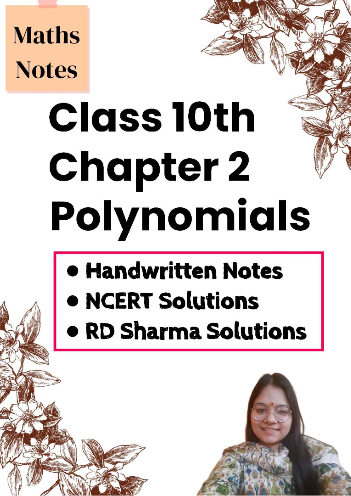 Chapter 2 Polynomials Lecture Notes & NCERT Solutions (Course Code ...