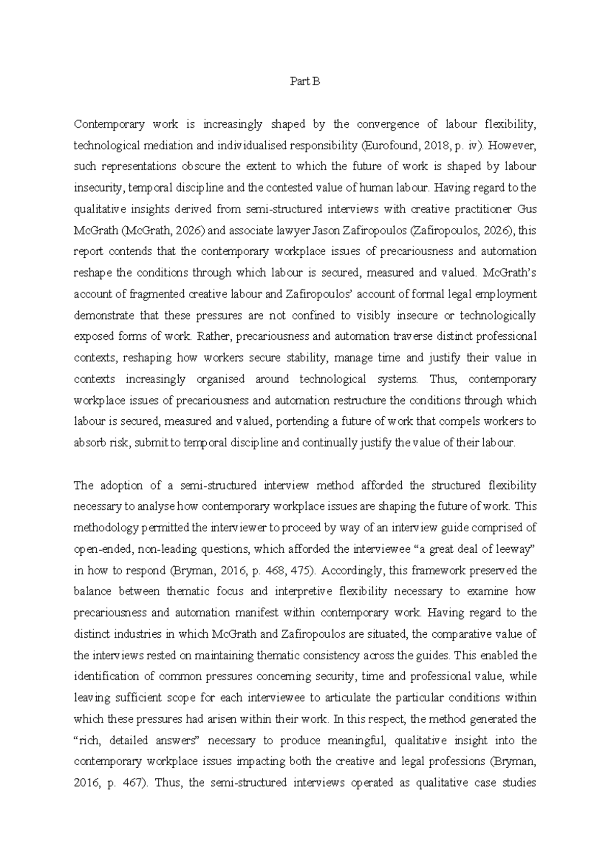 Contemporary Workplace Issues Analysis: Precarity & Automation Insights ...