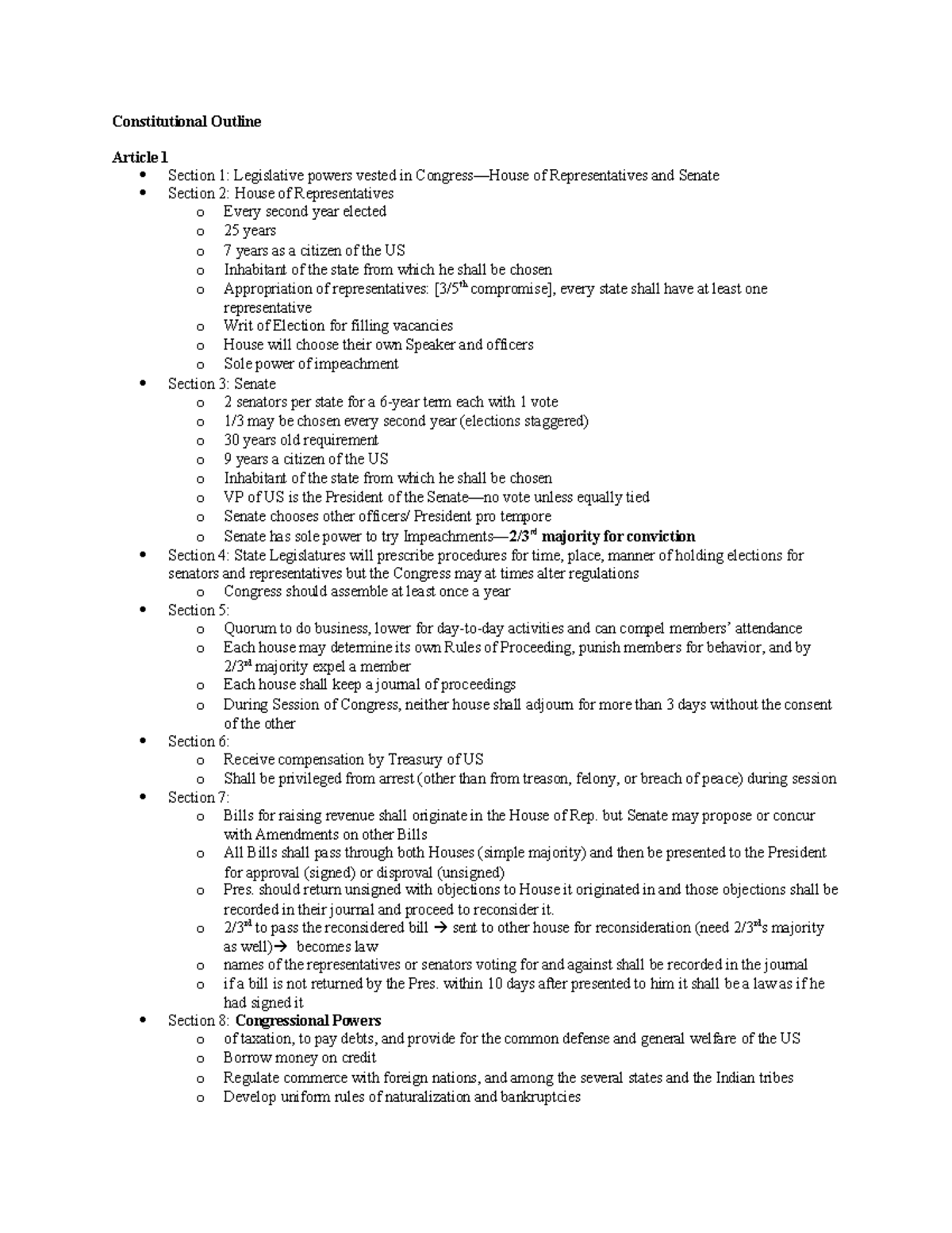Constitutional Framework Analysis: Key Articles & Amendments Overview ...