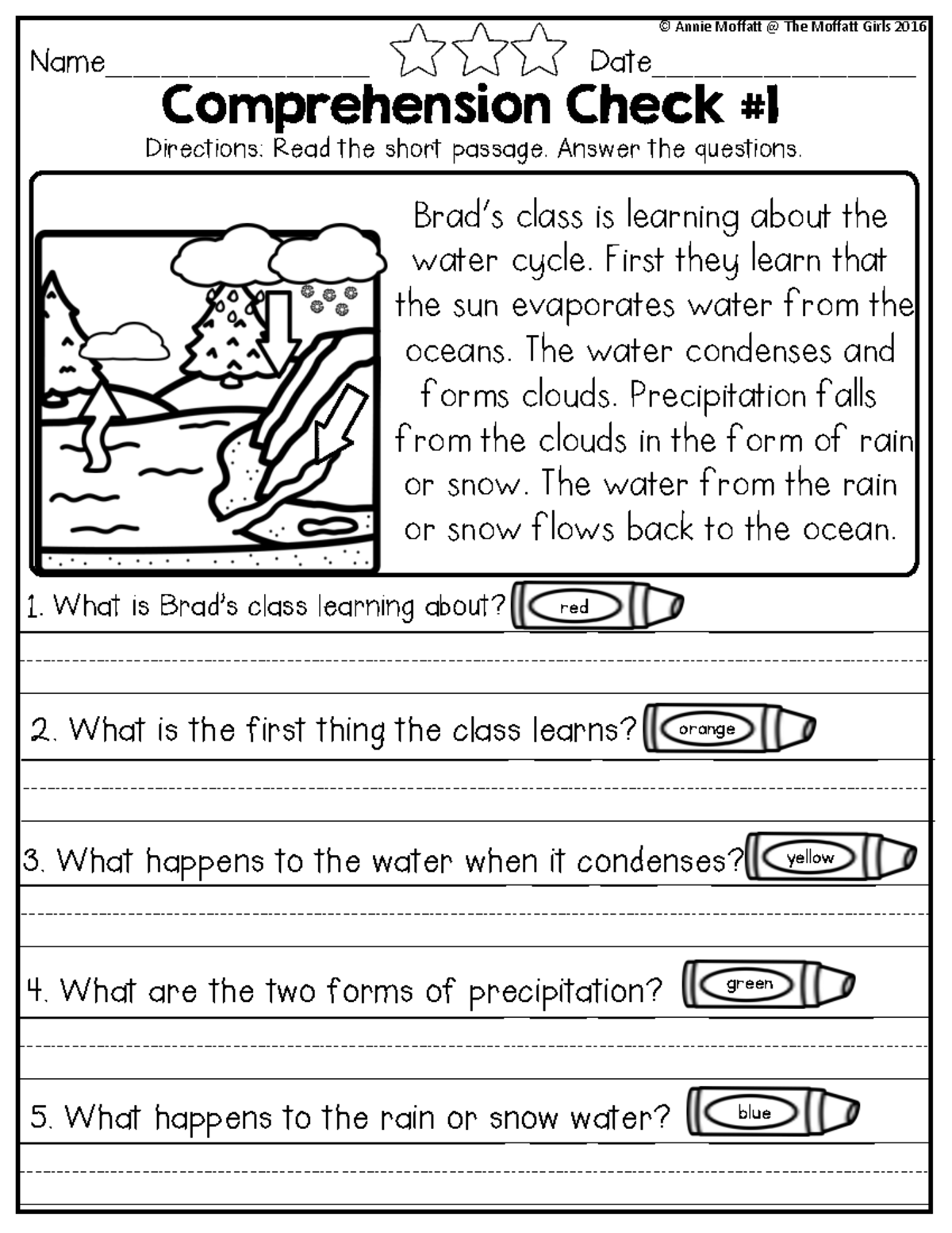Week 27 Comprehension Check: Water Cycle Overview - Studocu