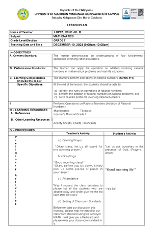Q4 COT - Chemical Reactions - DETAILED LESSON PLAN IN SCIENCE 10 Grade ...