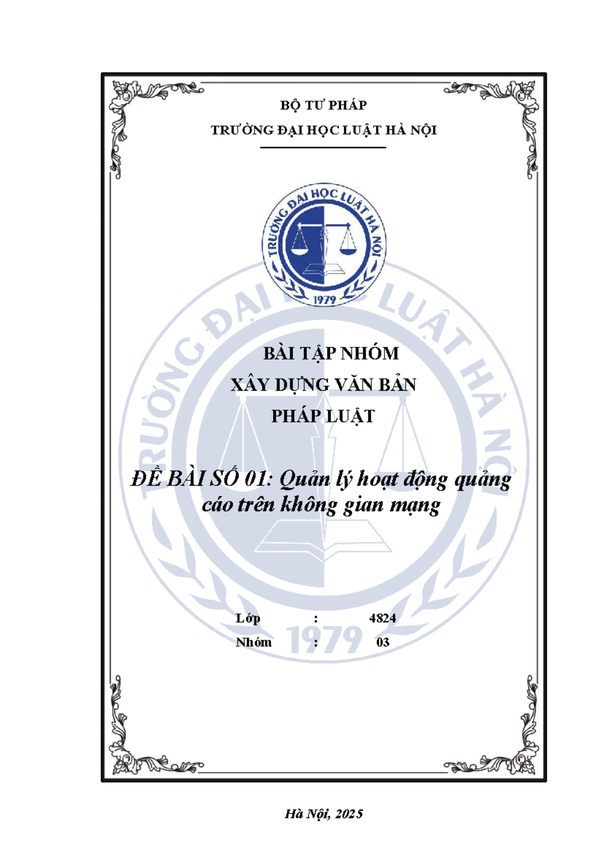 BÀI TẬP NHÓM 03: QUẢN LÝ QUẢNG CÁO TRÊN MẠNG XÃ HỘI - BTN LTM2 - Studocu