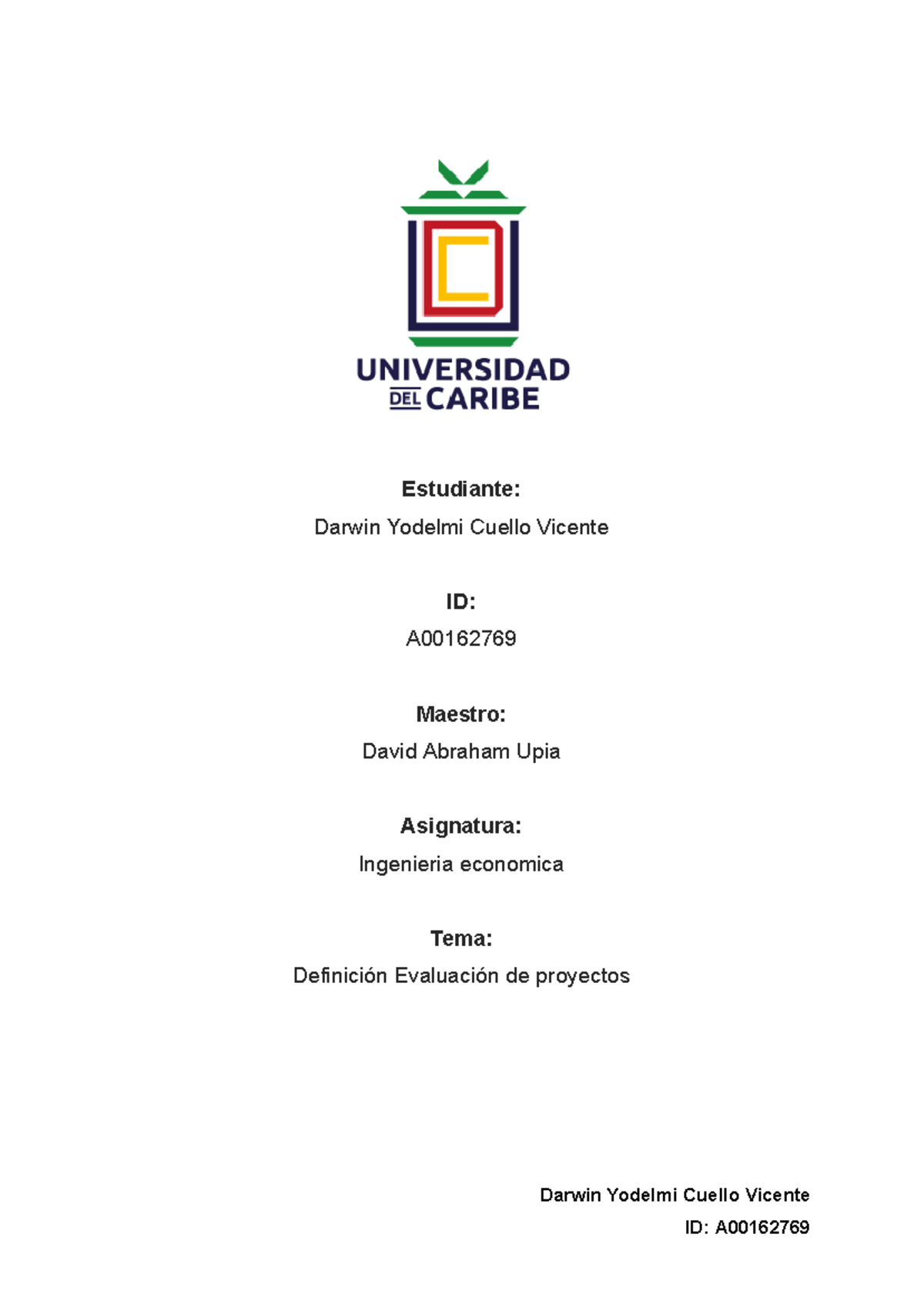 Definición de Evaluación de Proyectos en Ingeniería Económica (IE ...