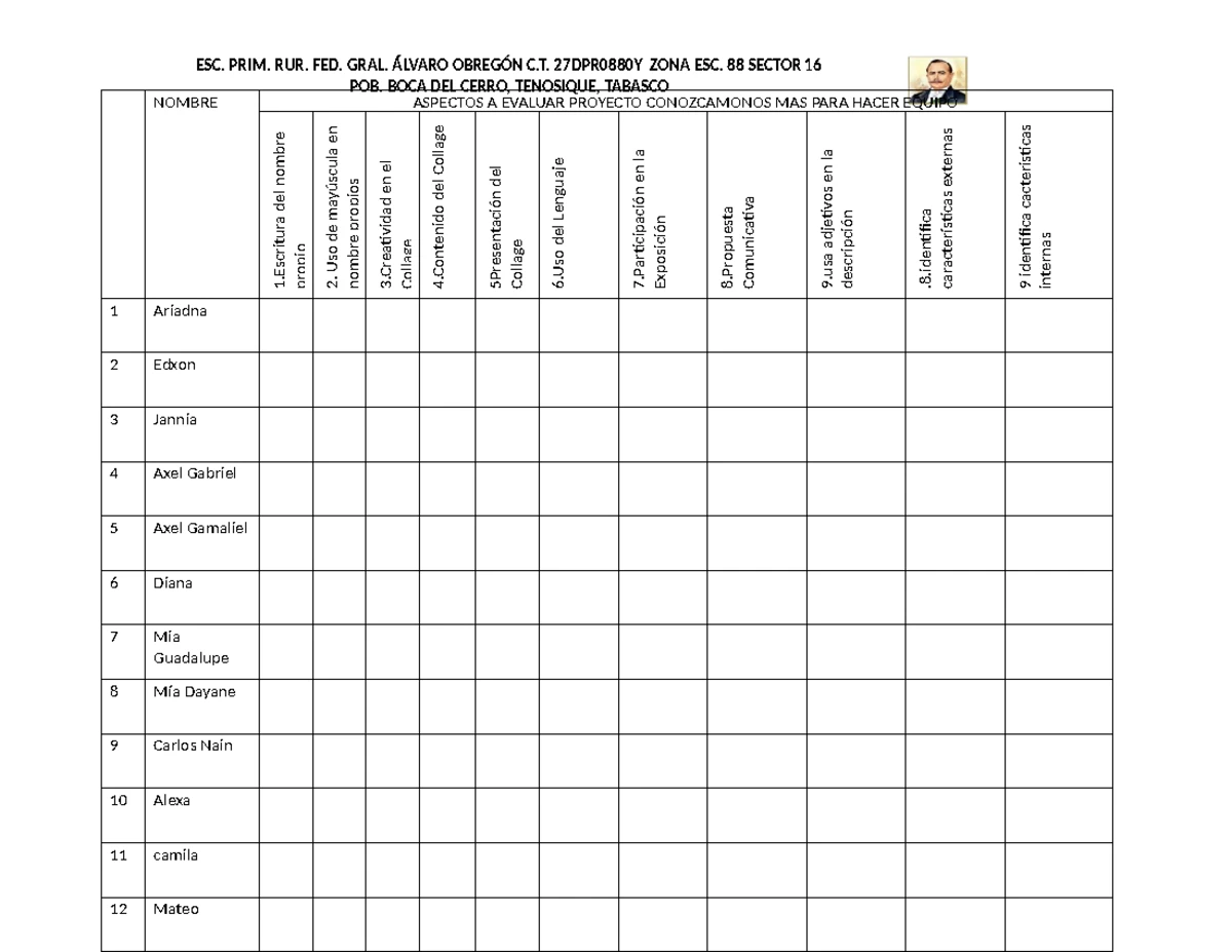 PLAN DE TRABAJO INDIVIDUAL DE FANNY PARA ESC. PRIM. GRAL. 27DPR0880Y ...