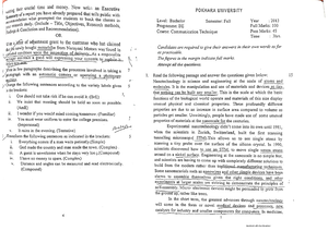 Civil Engineering - PoU - Studocu