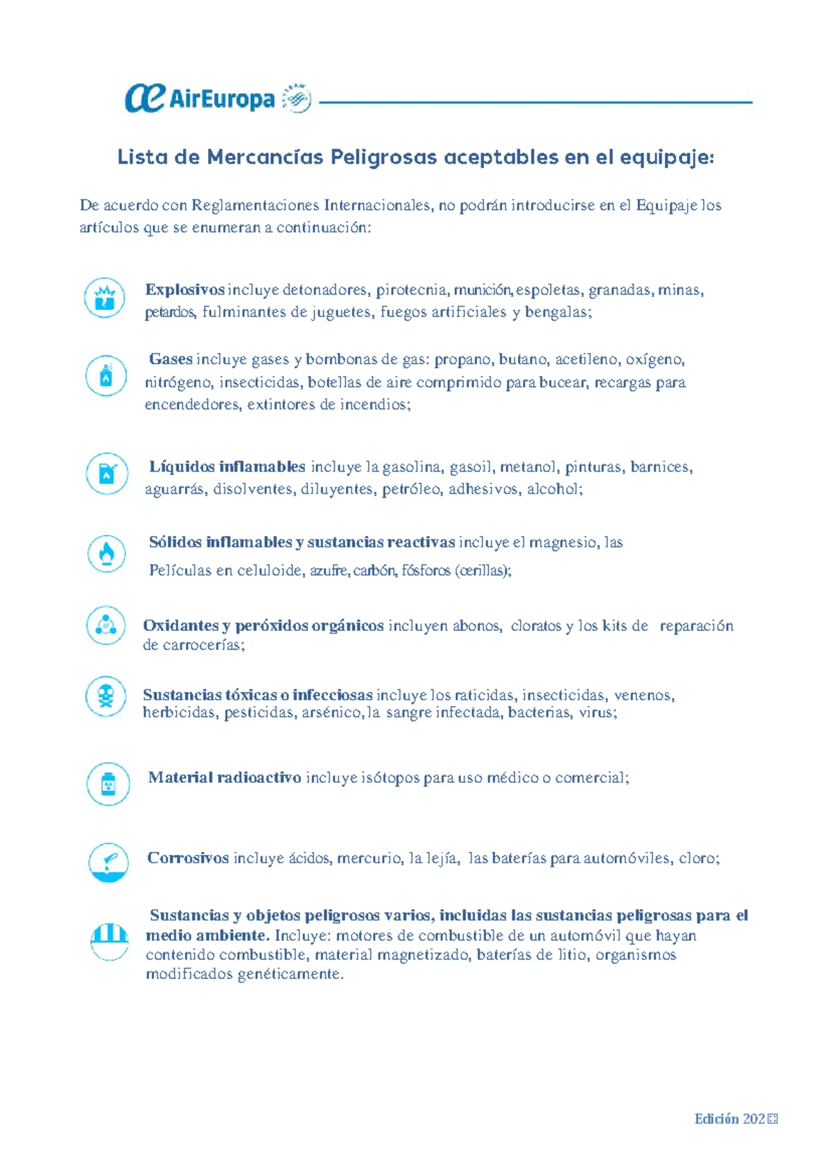 Tabla de Códigos IMP de Carga y Clasificación de Material Peligroso ...