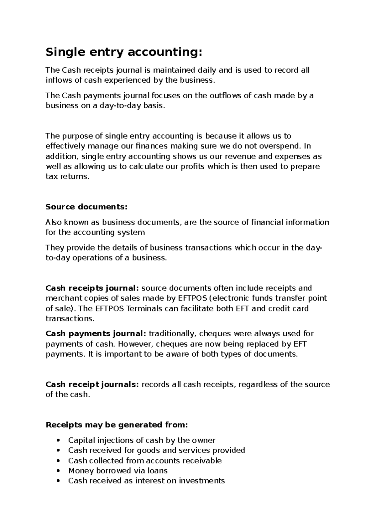 Single Entry Accounting: Managing Cash Inflows and Outflows Effectively ...