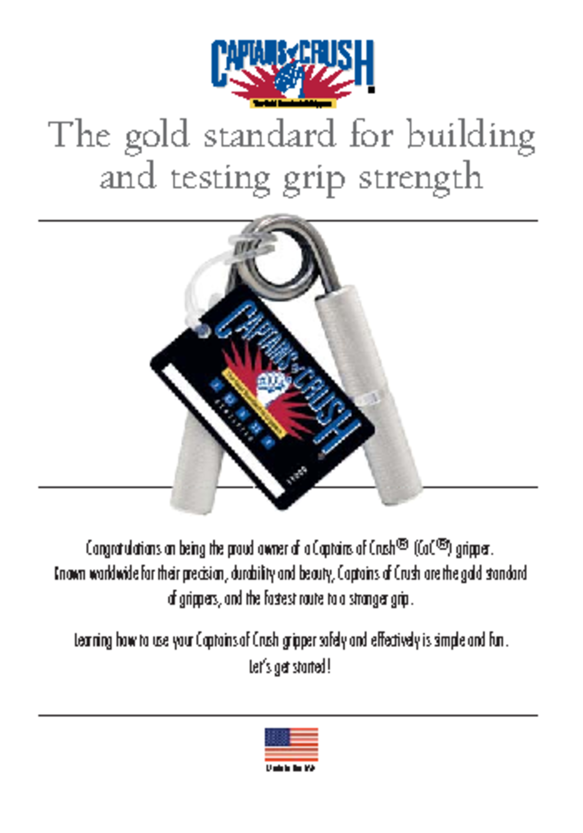 Captains of Crush Grippers Training Guide (CoC®) - Tips & Techniques ...