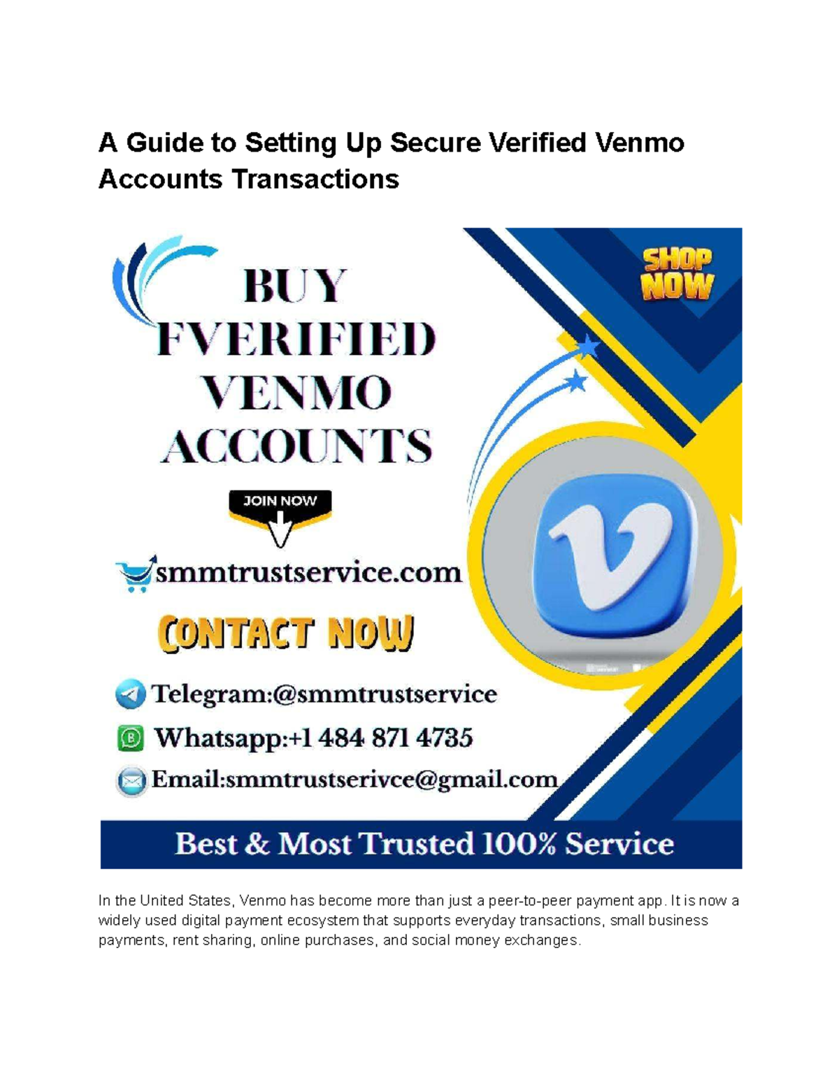 6 Essential Features of Verified Venmo Accounts in the US - Studocu