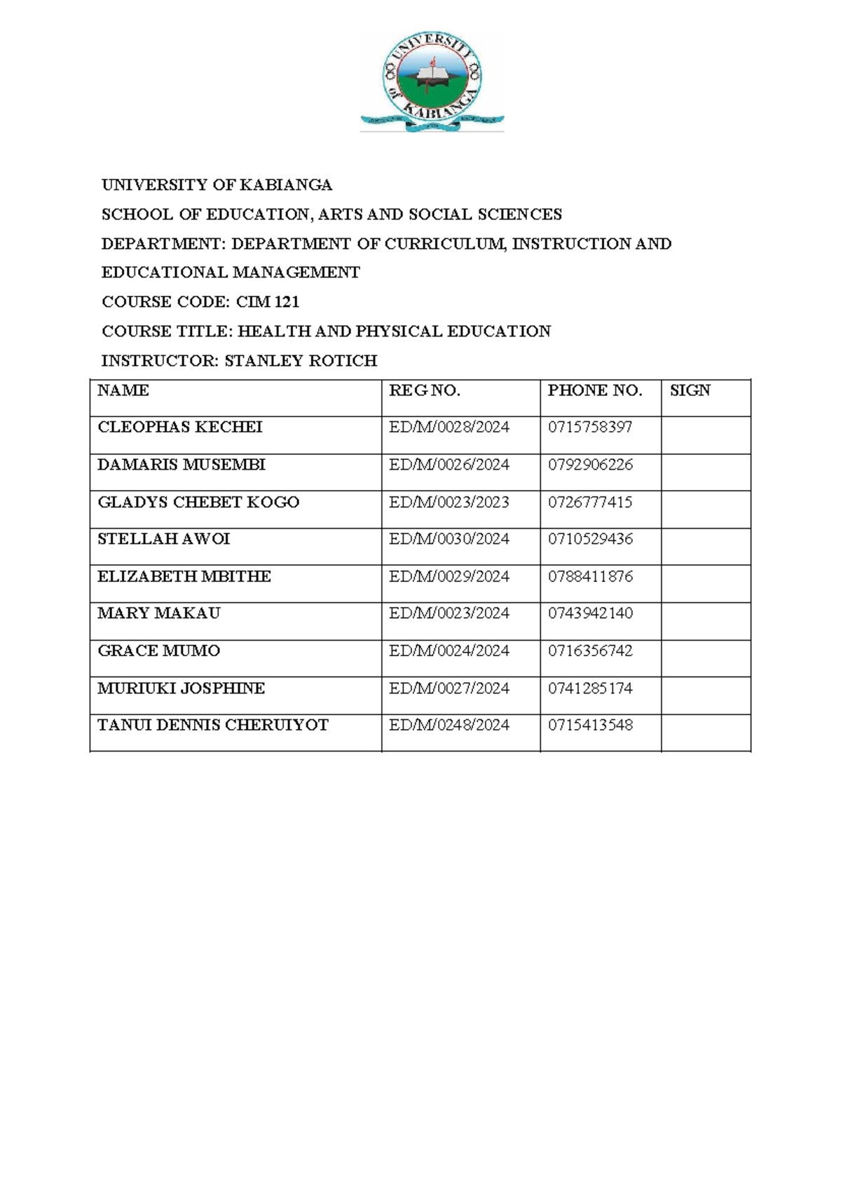 CIM 121 Health & Physical Education: Safety & Systems Interaction Notes ...