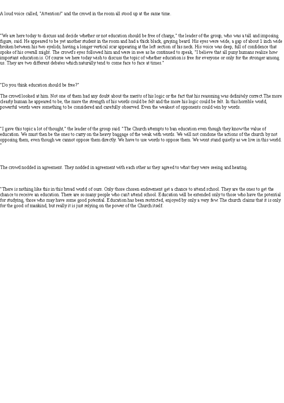 File4 - Documents - A loud voice called, "Attention!" and the crowd in ...