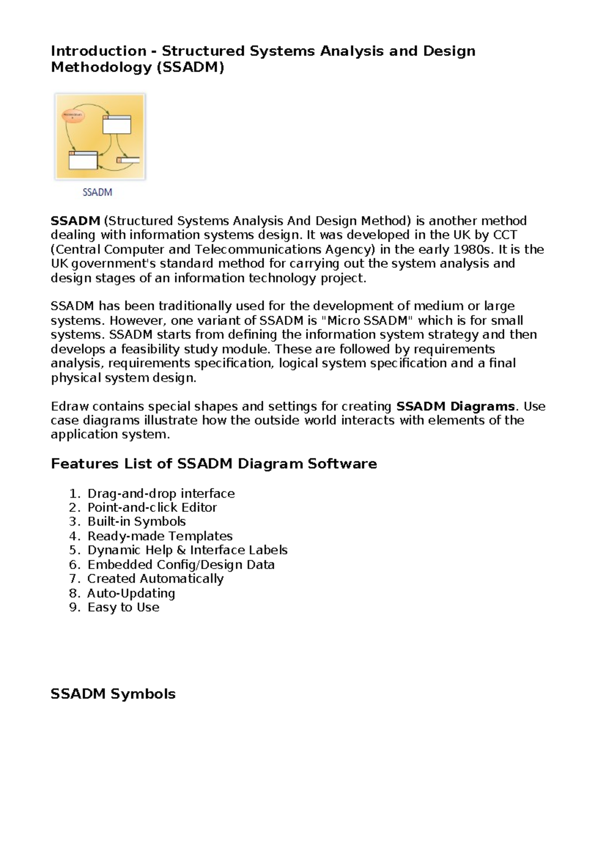 SSADM: Introduction to Structured Systems Analysis & Design Method ...