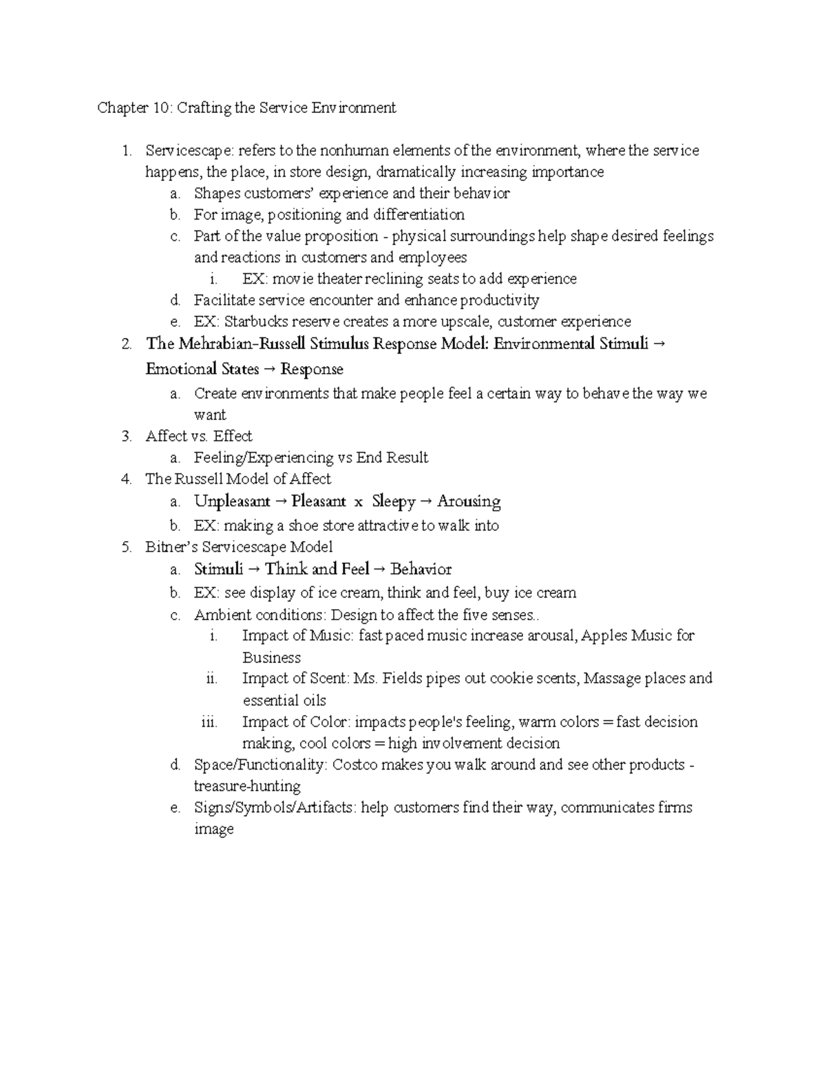 CH 10 - Lecture notes Chapter 10 Lecture notes - Chapter 10: Crafting ...