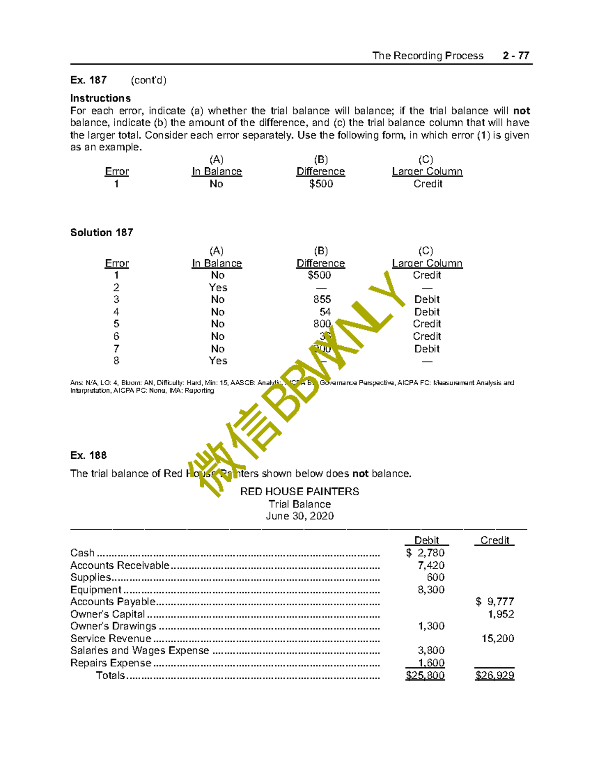 Accounting principles 14th edition by weygandt tb 170 - The Recording ...