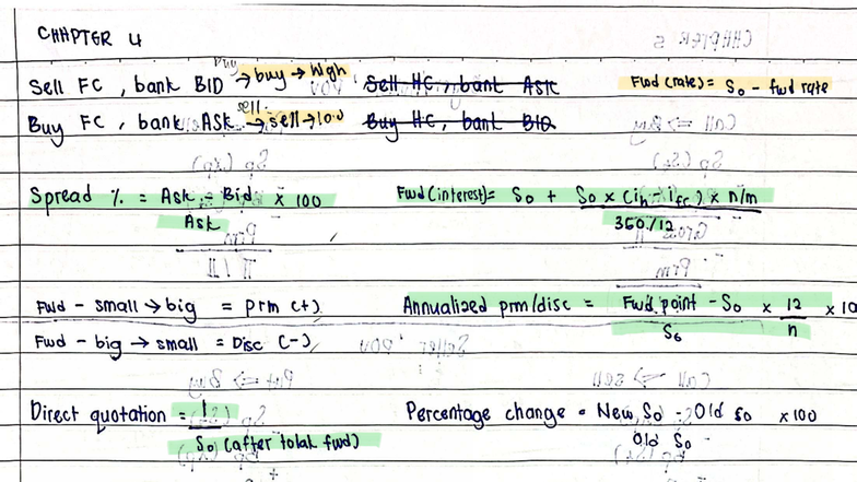 CHAPTER 4: Currency Exchange Rates and Forward Points Analysis - Studocu