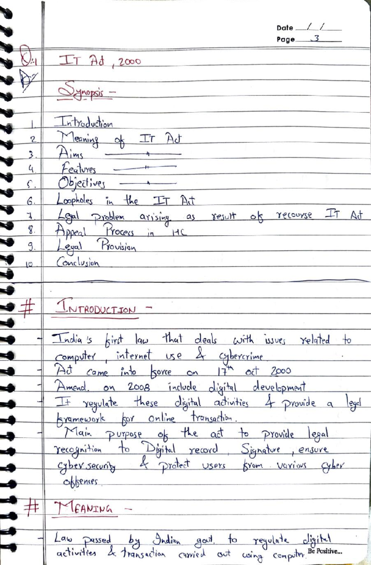 IT ACT 2000: Key Questions and Answers for Understanding - Studocu