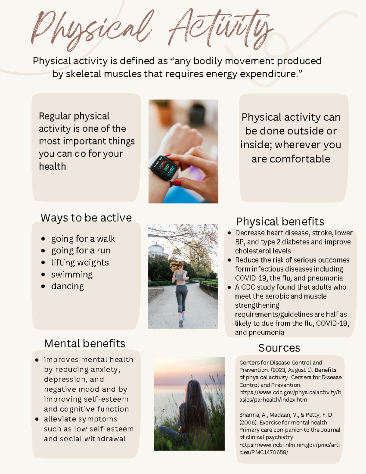 Benefits of physical activity - Physical Activity Physical benefits ...