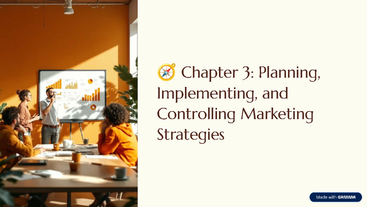 Chapter 3: Strategic Marketing Planning & Implementation - Studocu