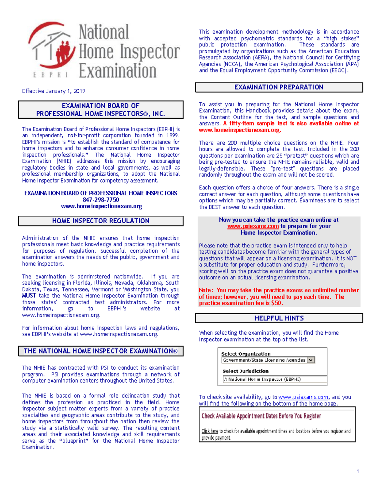National Home Inspector Examination (NHIE) Guide and Preparation Notes ...