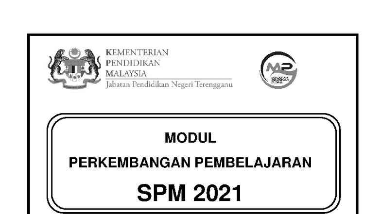 Kertas Trial Fizik Terengganu K1 2021 (MPP3 SPM) - Studocu