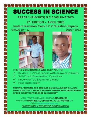 Foundation Mathematics - MAT 1100 - UNZA - Studocu