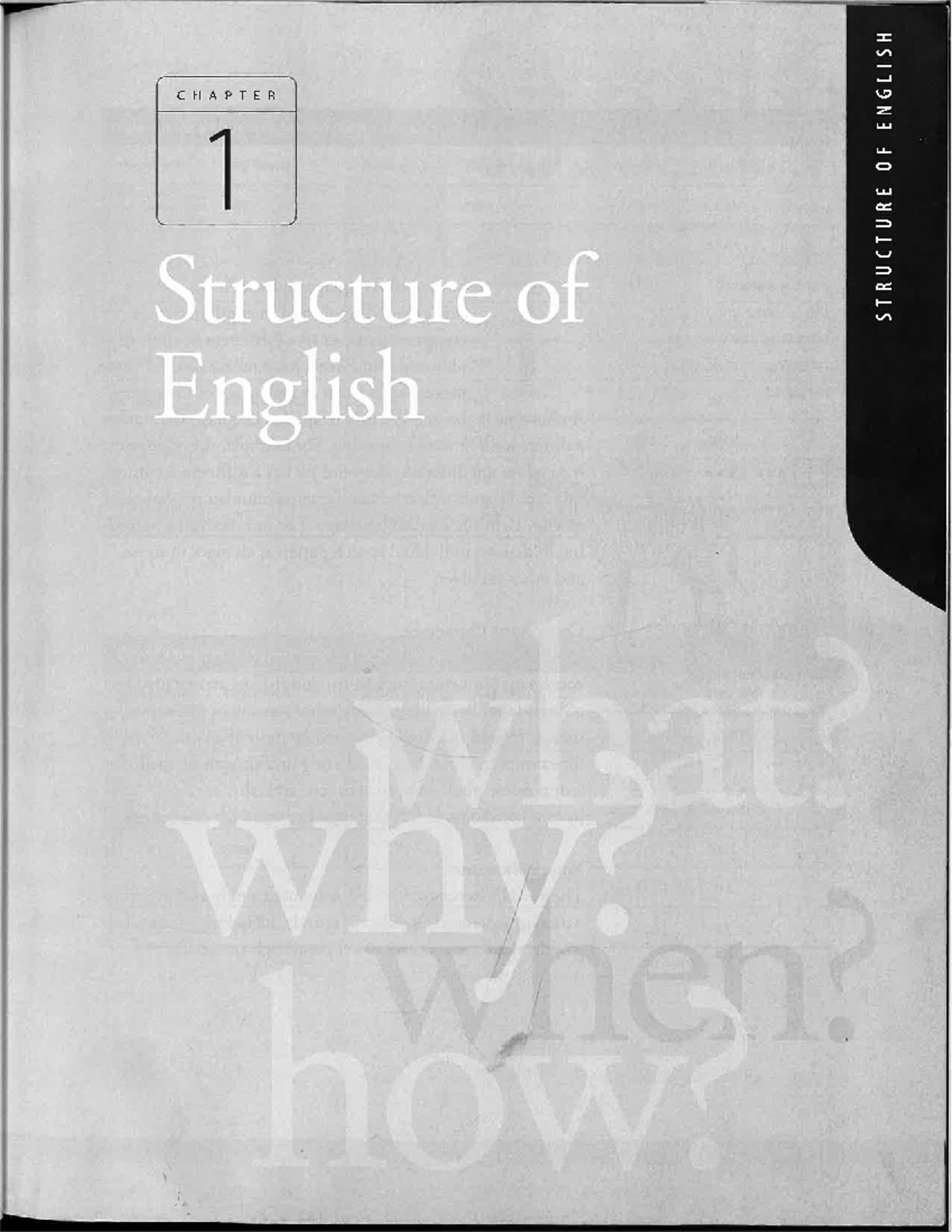 CHAPTER 1: STRUCTURE OF ENGLISH - Phonemes and Their Classifications ...