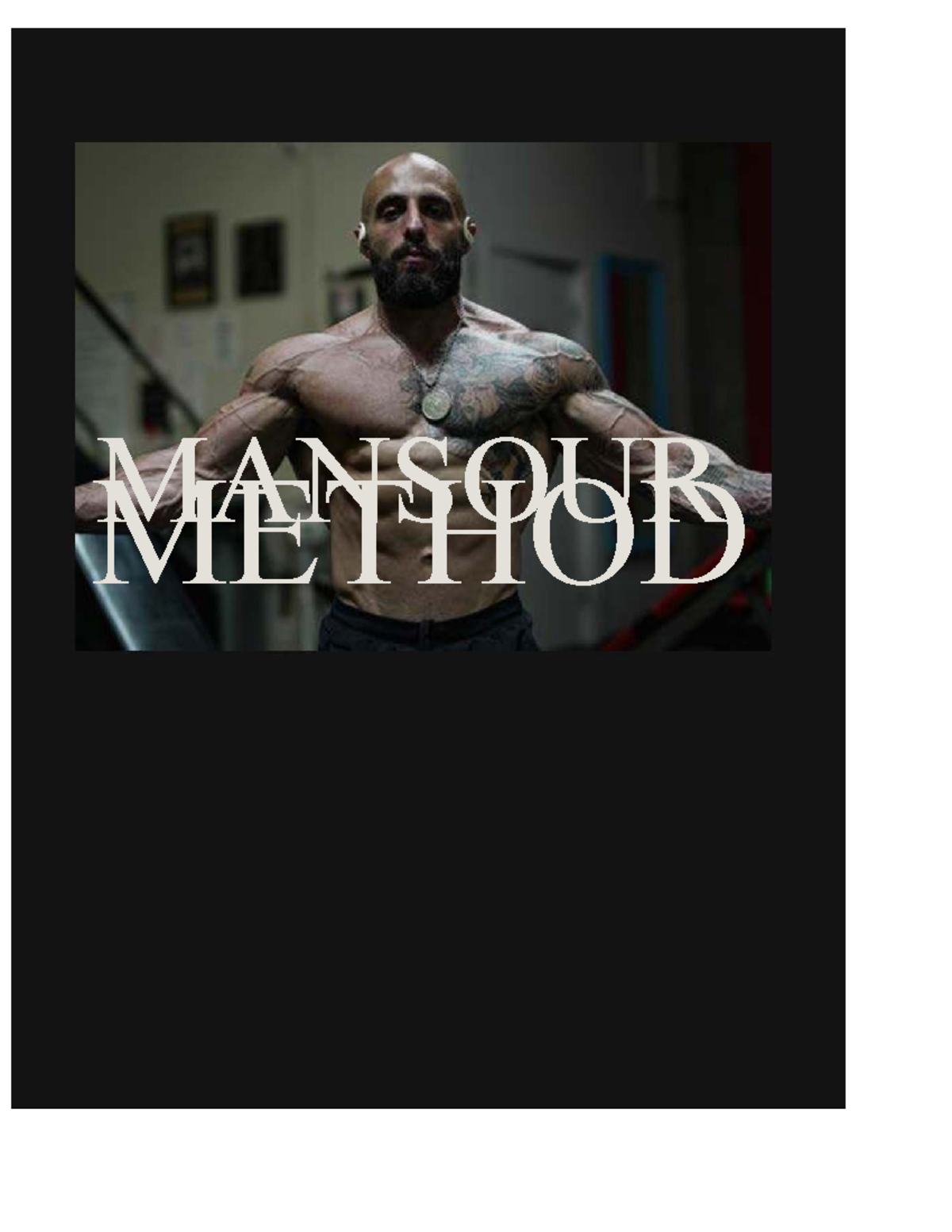 MANSOUR METHOD: A Comprehensive Guide to Strength & Hypertrophy ...