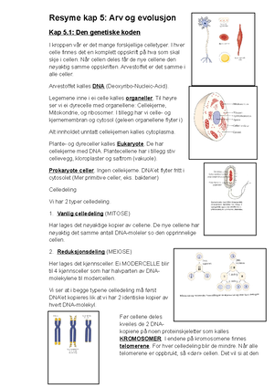 Resyme kap 7 klimaendringer og biologisk mangfold - Kapitel 7: Klimaendringer og biologisk ...