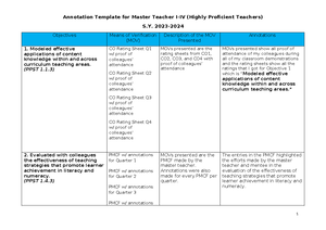 Sample 1 - Authentic Assessment in Flexible Learning Modalities ...