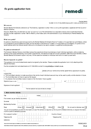 18068 - GEMS - 2018 - Ex Gratia Forms 2019 - Quick guide to completing ...