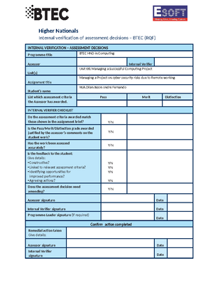 Pearson HND Computing Unit 04: Database Design Assignment 01 by A.M Abdullah - Studocu