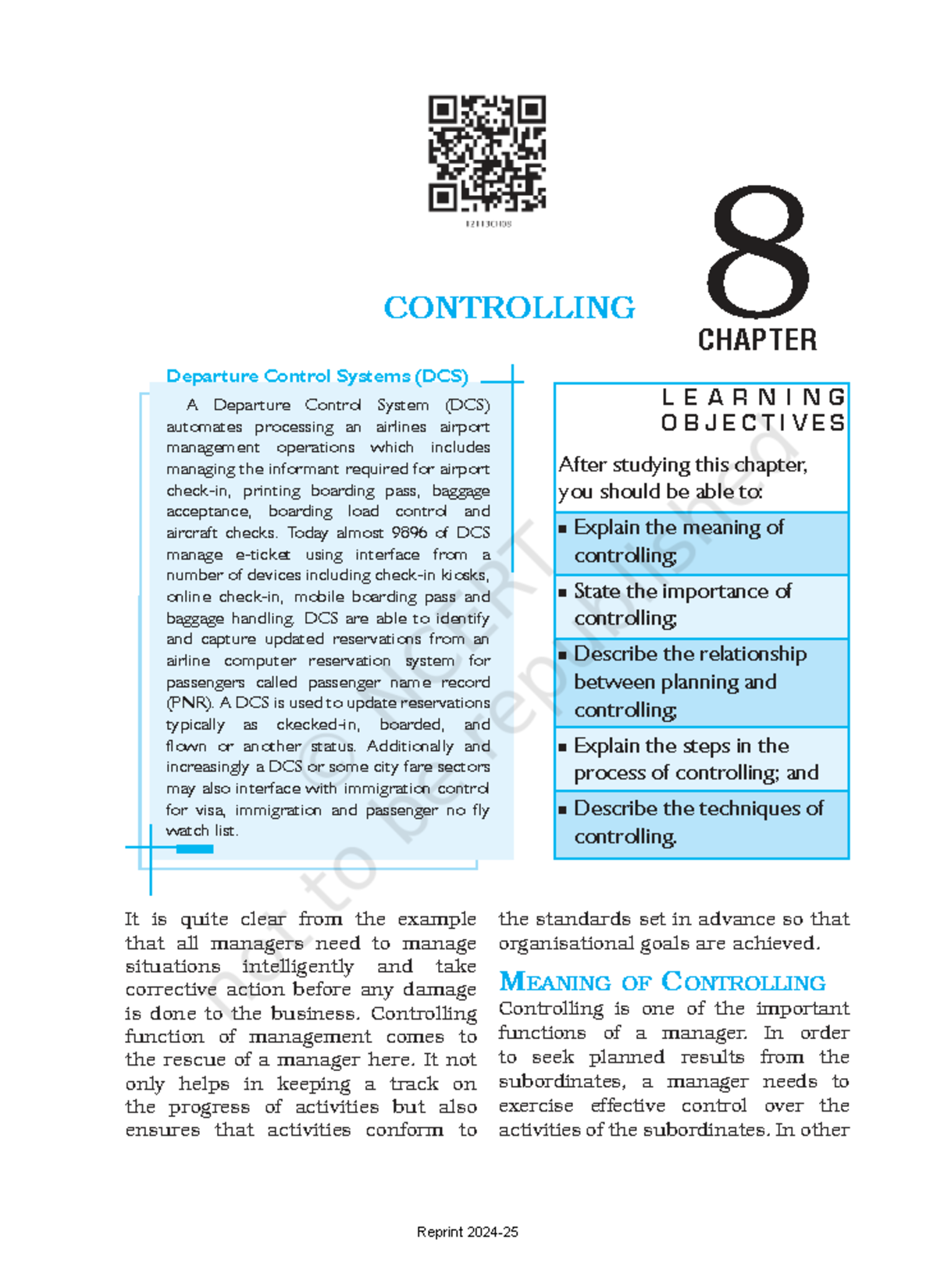 Lebs108 - Controlling Departure Control Systems: Key Concepts and ...