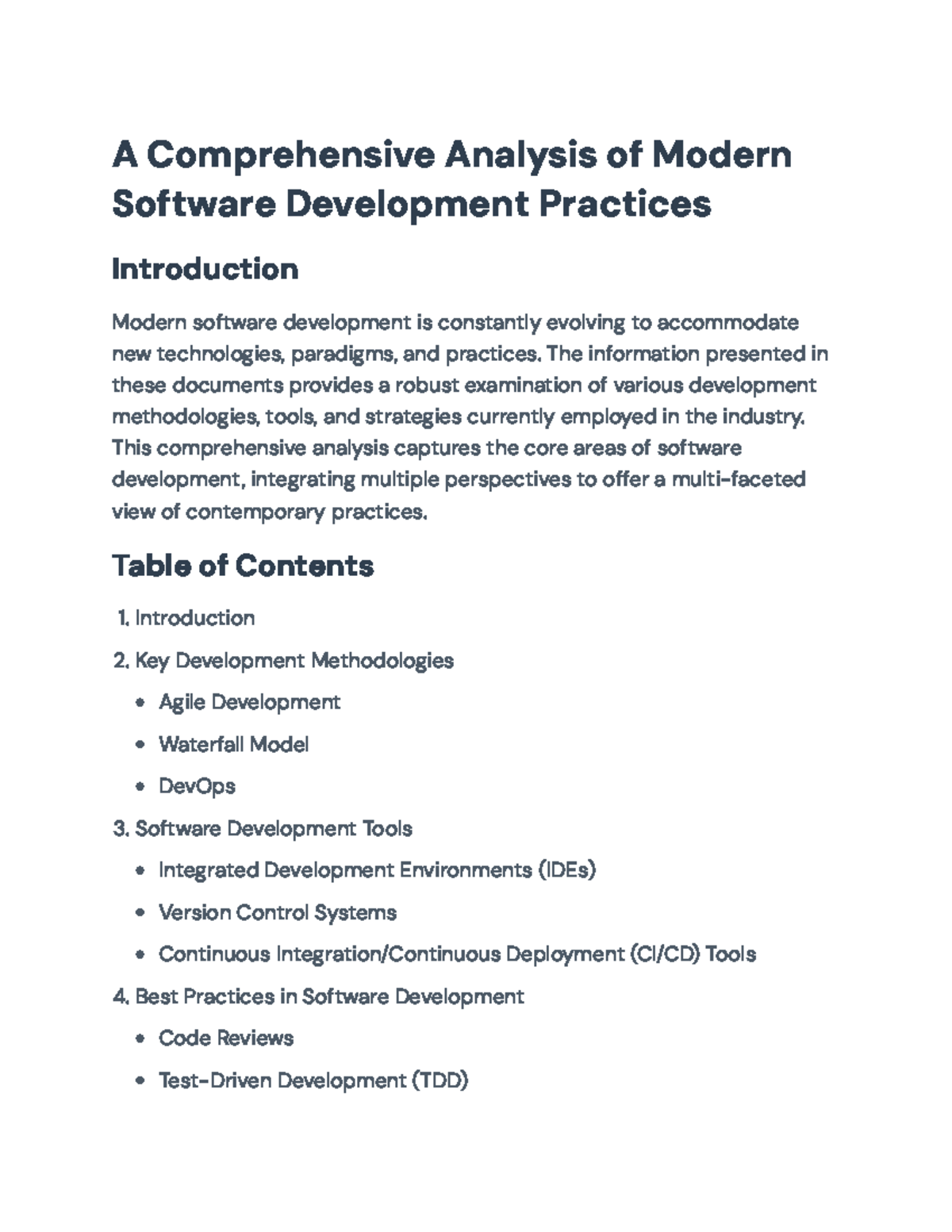 Comprehensive Software Dev Practices Overview (CS101) - Studocu