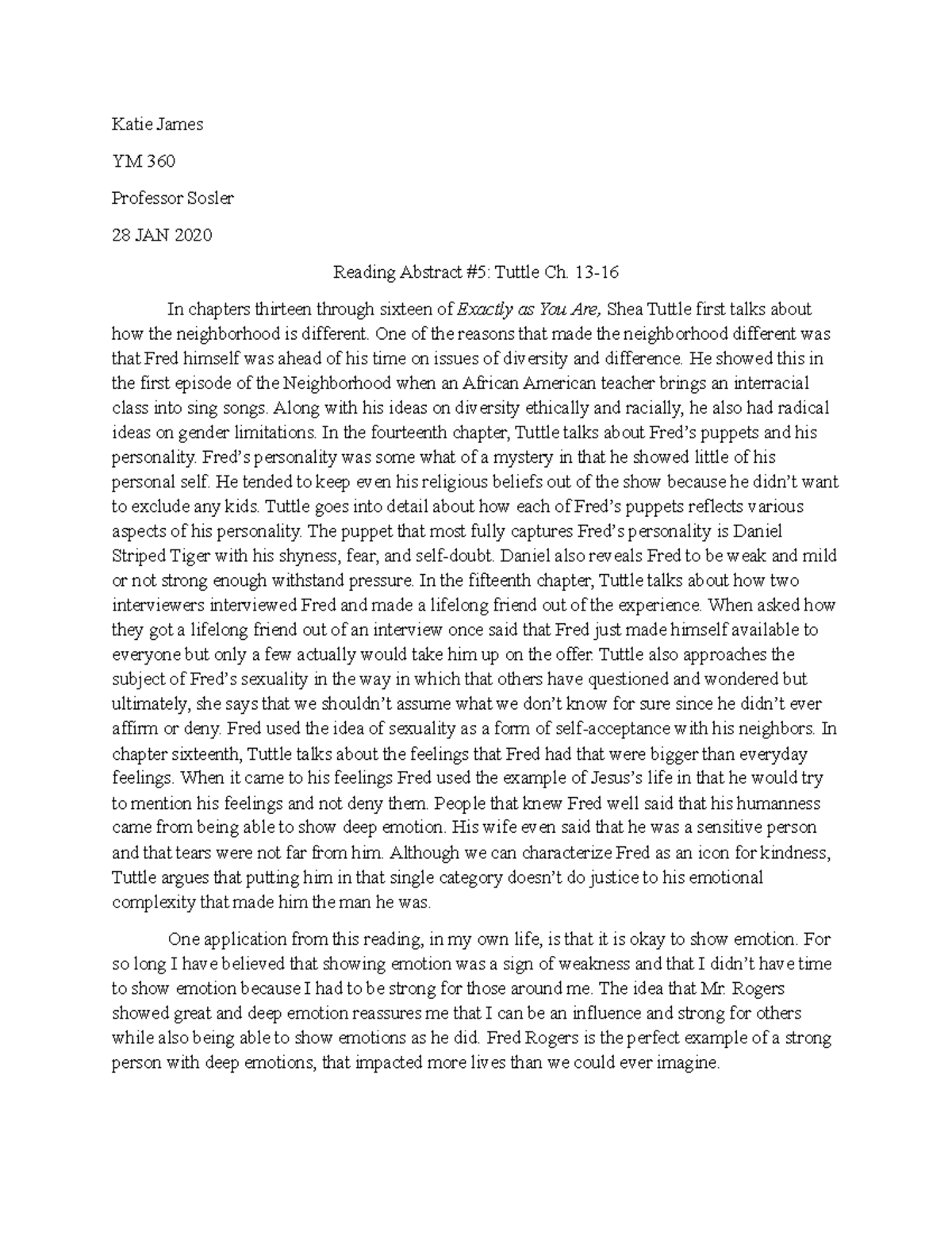 YM 360 Reading Abstract #5: Analyzing Tuttle Chapters 13-16 - Studocu